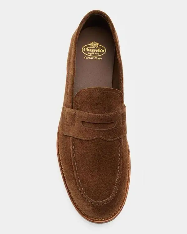 CHURCH & APOS;S Church's Heswall Suede Penny Loafers