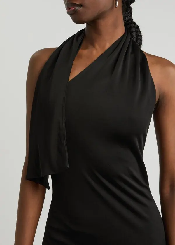Khaite Roza Scarf-effect Gown