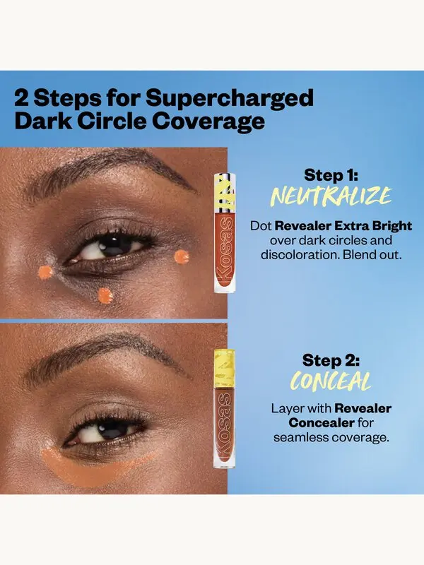 KOSAS Revealer Extra Bright Serum-powered Color Corrector - Fantasy