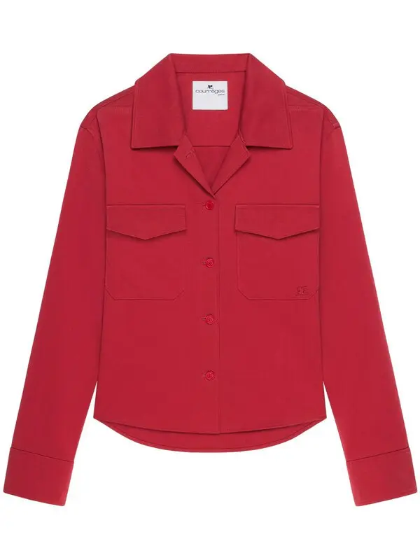 COURREGES Cotton Shirt - Red
