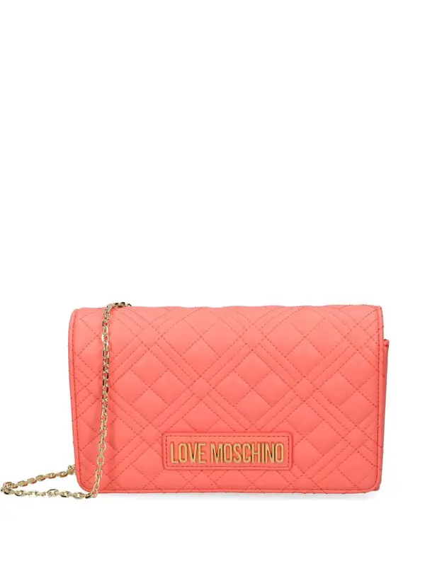 Moschino Padded Satchel - Red