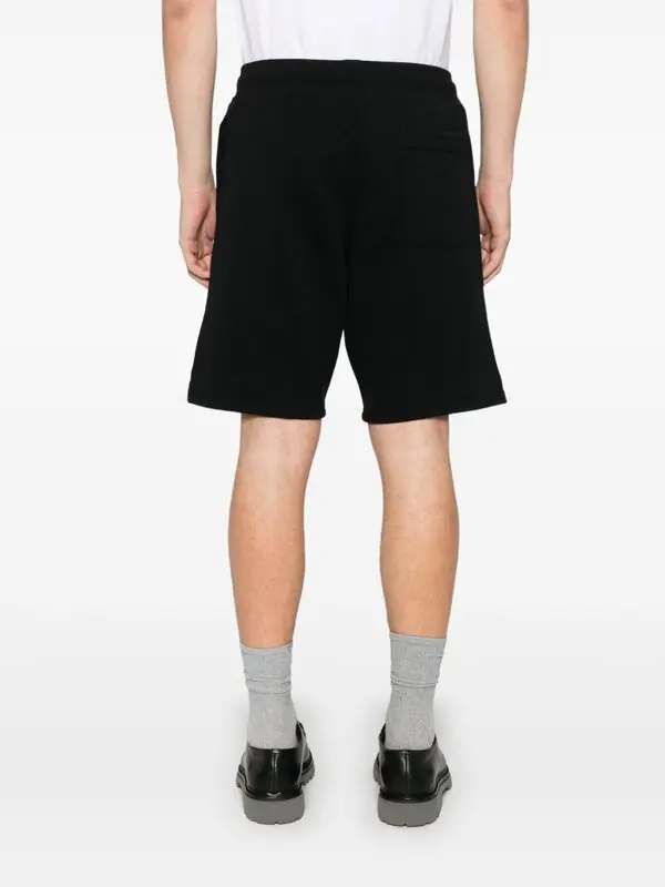 Ami De Coeur-embroidered Shorts - Black