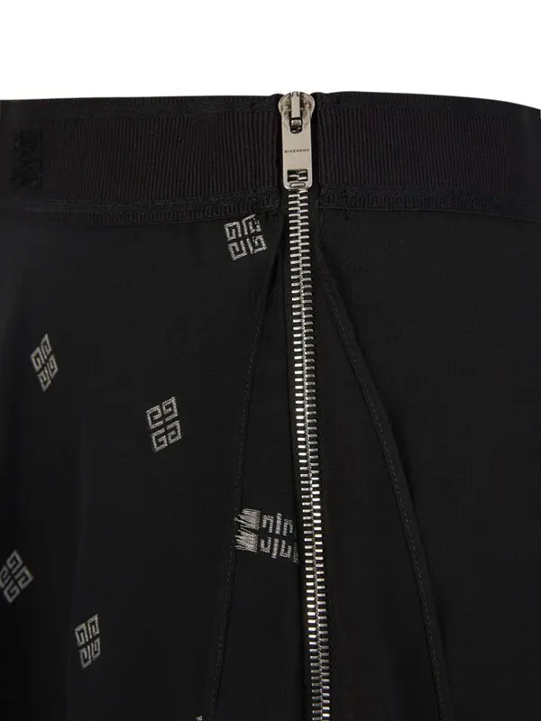 Givenchy Asymmetrical Flared Skirt