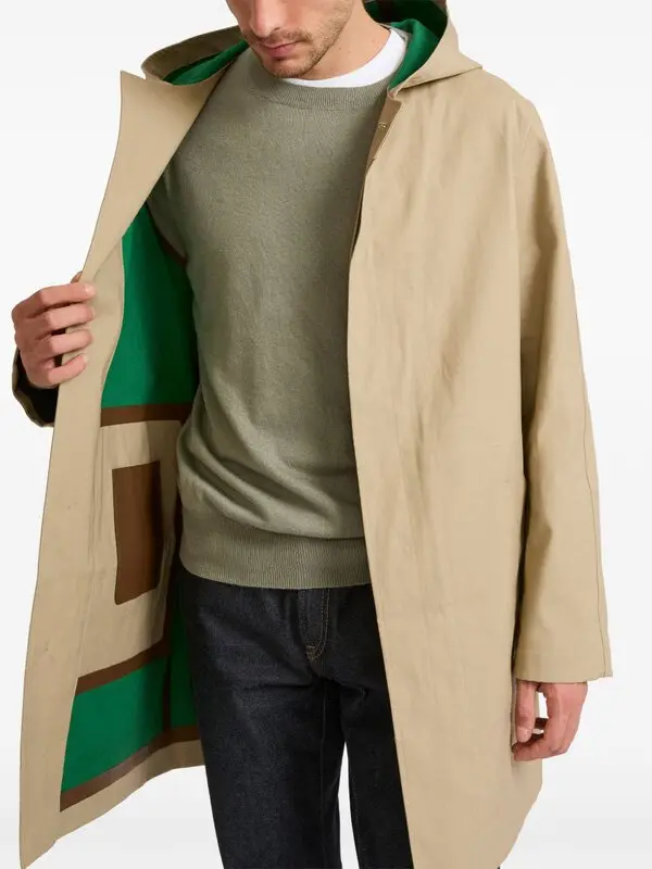 YVES SALOMON Double-sided Hooded Coat