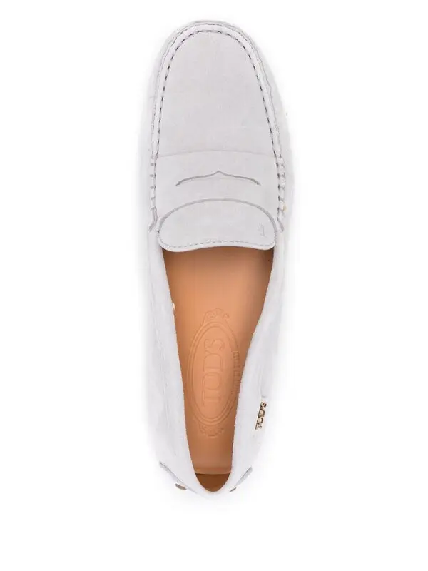 TOD'S Gommino Driving Loafers - Grey