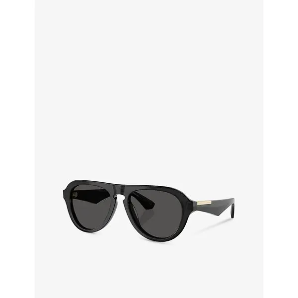 Burberry Be4437u Pilot-frame Sunglasses - Grey