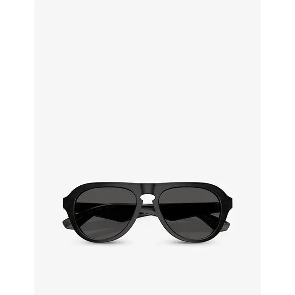 Burberry Be4437u Pilot-frame Sunglasses - Grey