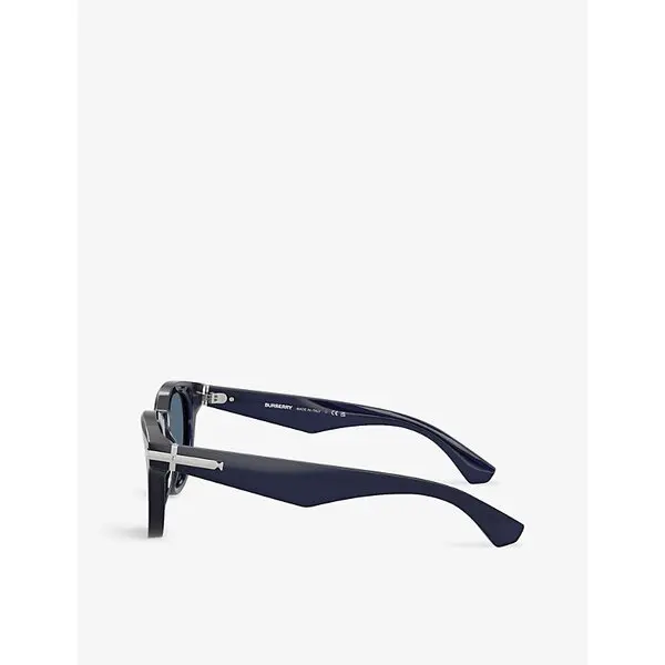 Burberry Be4439 Round-frame Sunglasses - Blue