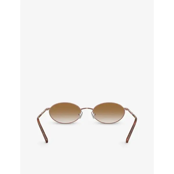 Brunello Cucinelli Oval-frame Sunglasses - Pink