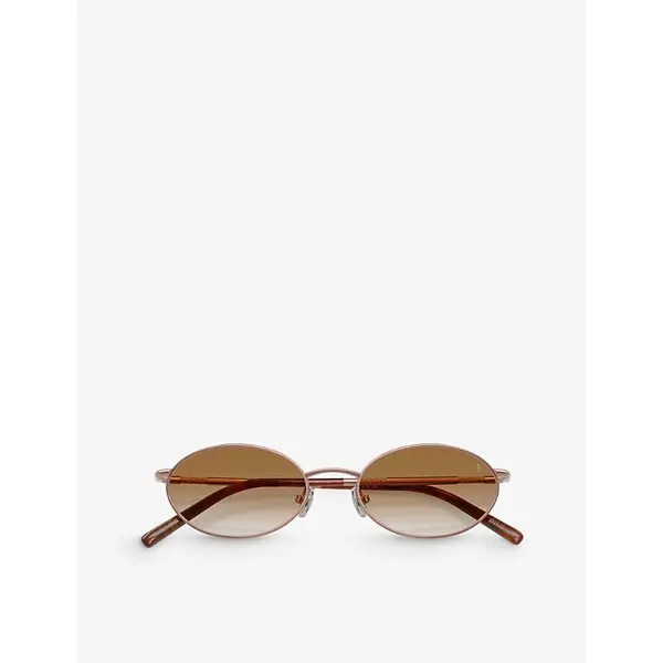 Brunello Cucinelli Oval-frame Sunglasses - Pink