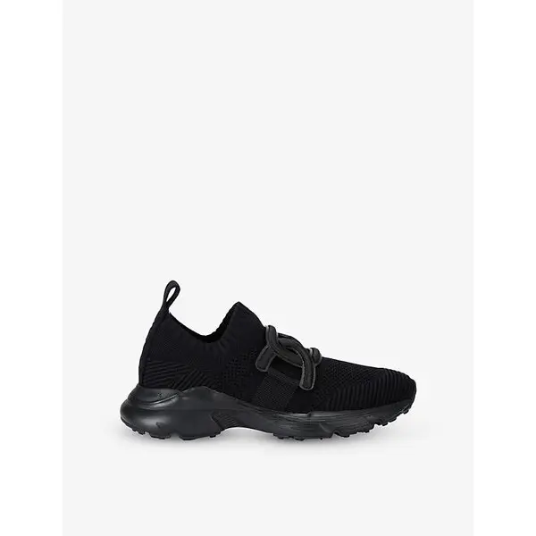 TOD'S Sport Run 54c Knitted Low-top Trainers - Black