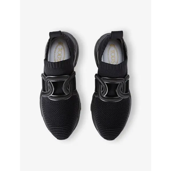 TOD'S Sport Run 54c Knitted Low-top Trainers - Black