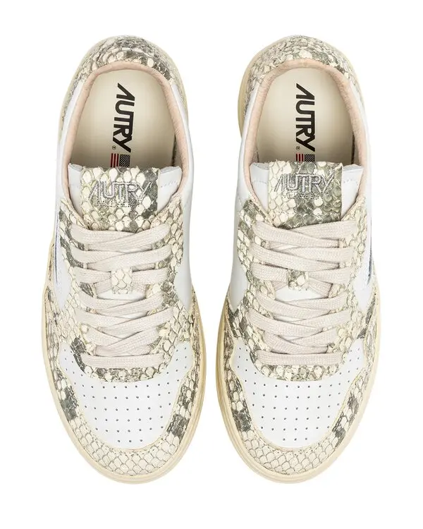 AUTRY Medalist Low Top Sneakers - White/diamond