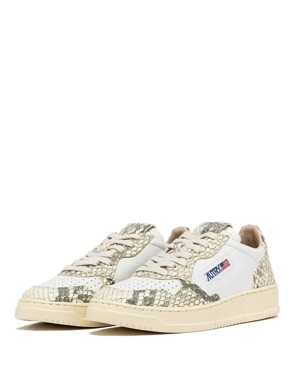 AUTRY Medalist Low Top Sneakers - White/diamond