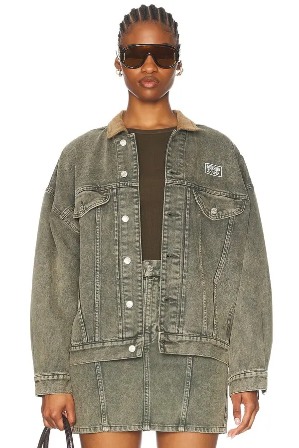 Moschino Denim Jacket - Multi Grey