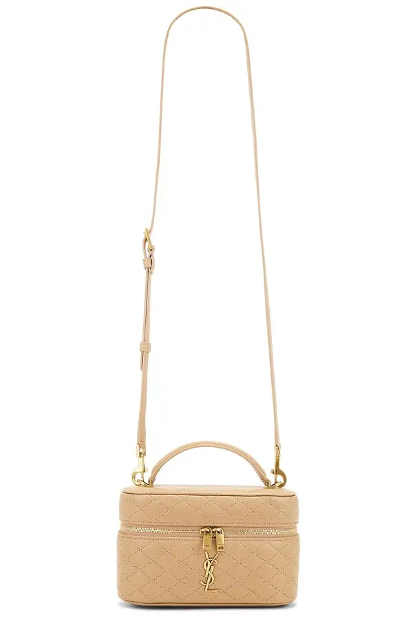 Saint Laurent Mini Gaby Bag - Dark Toffee