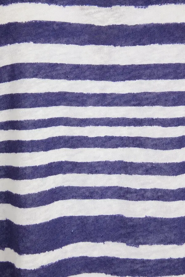 Zimmermann Striped Linen-jersey T-shirt