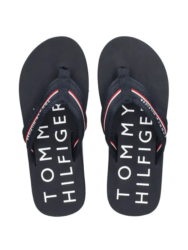 Tommy Hilfiger Logo-print Flip Flops