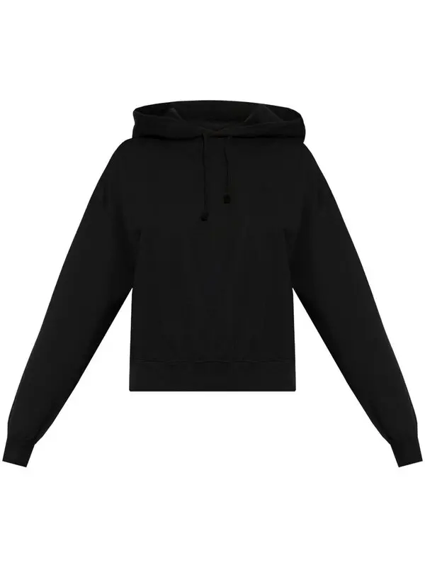 Y3 Logo-print Hoodie - Black