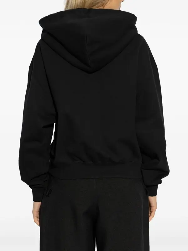 Y3 Logo-print Hoodie - Black