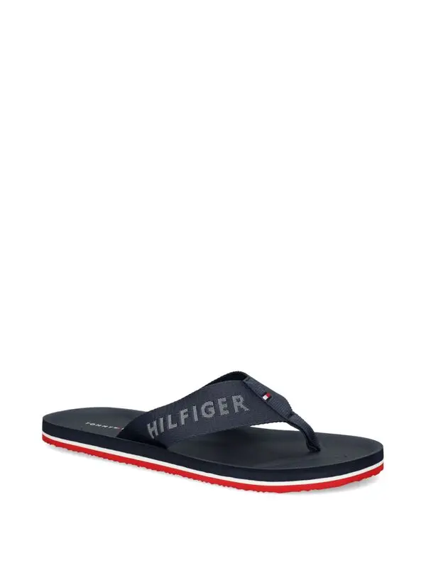 Tommy Hilfiger Logo Flip Flops