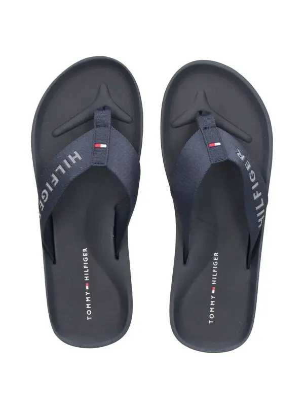 Tommy Hilfiger Logo Flip Flops