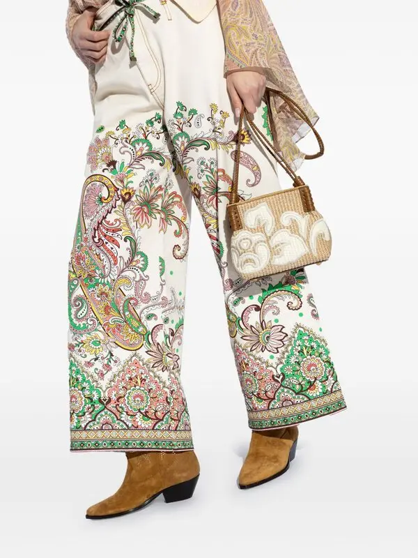 Etro Embroidered Shoulder Bag