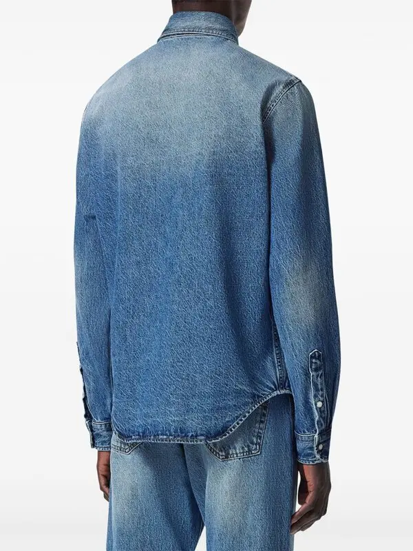 Versace Milano Stamp Denim Shirt