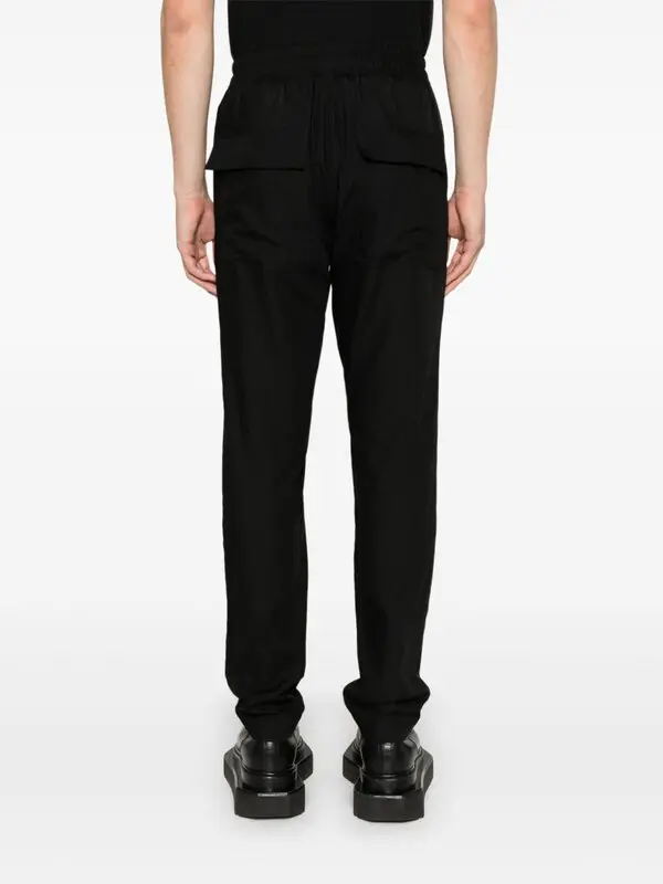 Rick Owens Drawstring Slim Long Trousers