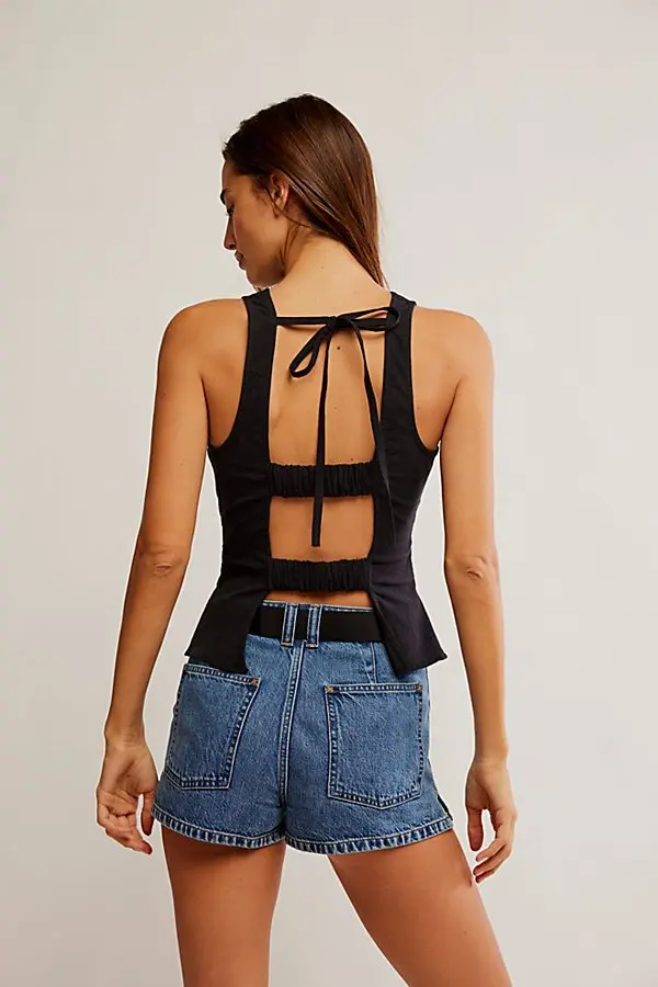 Free People Kaylor Backless Top