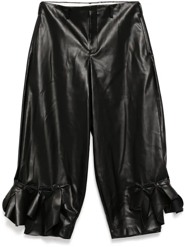 Comme Des Garçons Leather Trousers