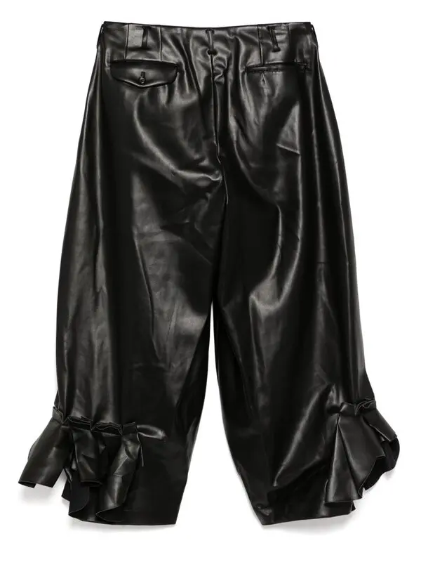 Comme Des Garçons Leather Trousers
