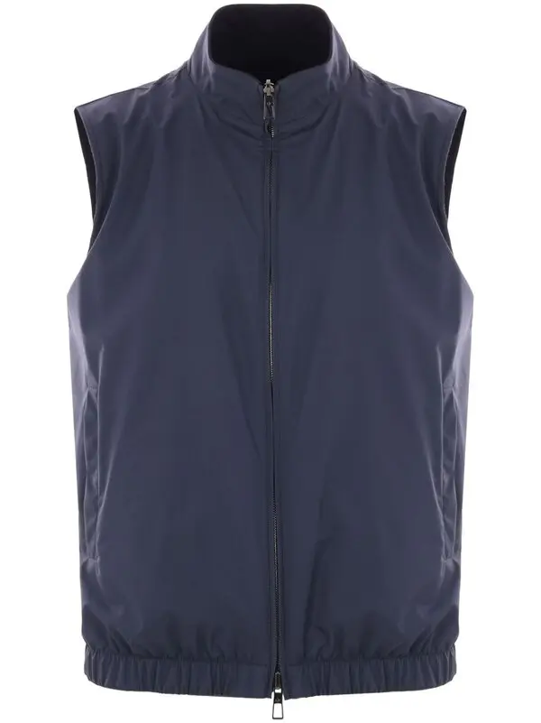 Loro Piana Reversible High-neck Gilet