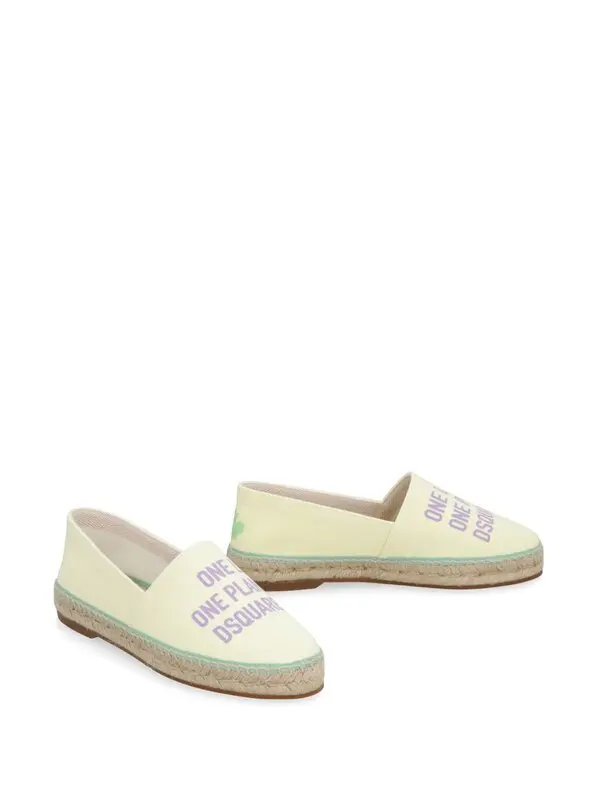 Dsquared2 Logo-print Espadrilles - Neutrals