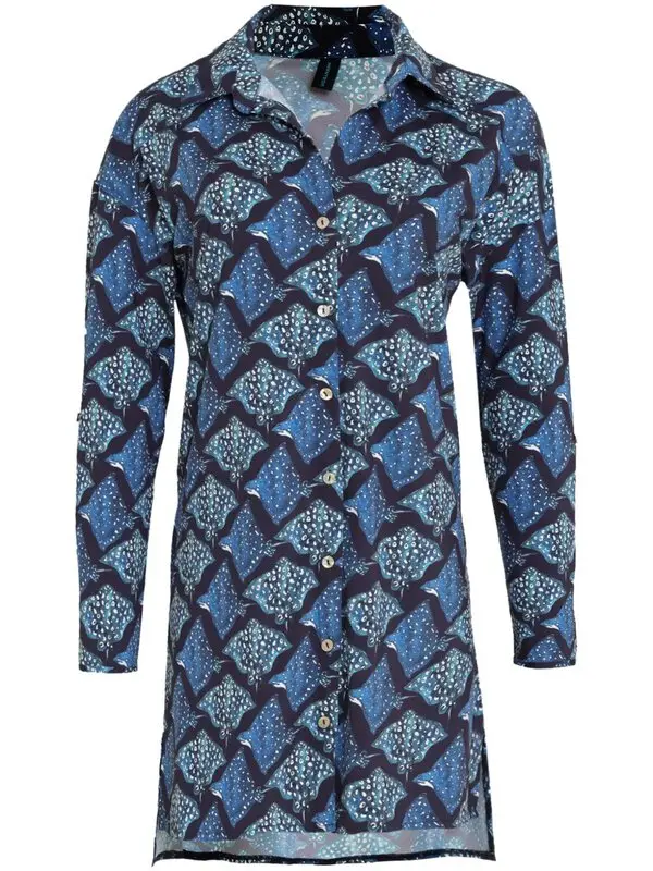 LYGIA & NANNY Meline Printed Shirt - Blue