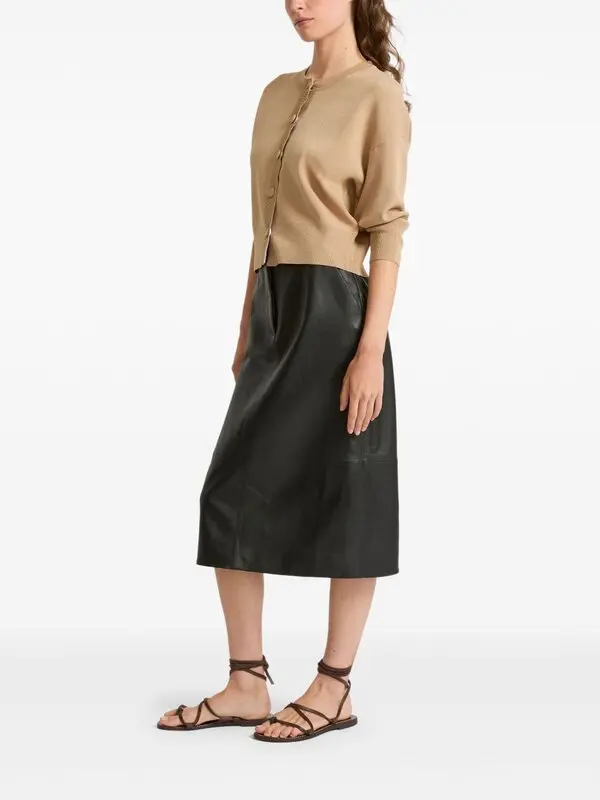 YVES SALOMON Cropped Cardigan
