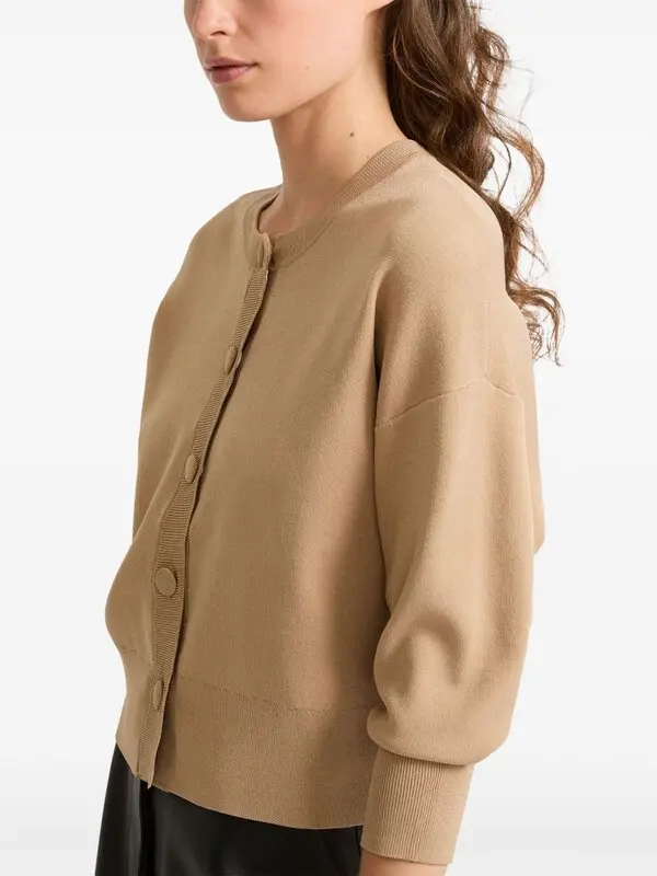 YVES SALOMON Cropped Cardigan