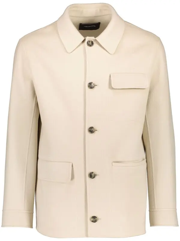 YVES SALOMON Wool-cashmere Shirt Jacket