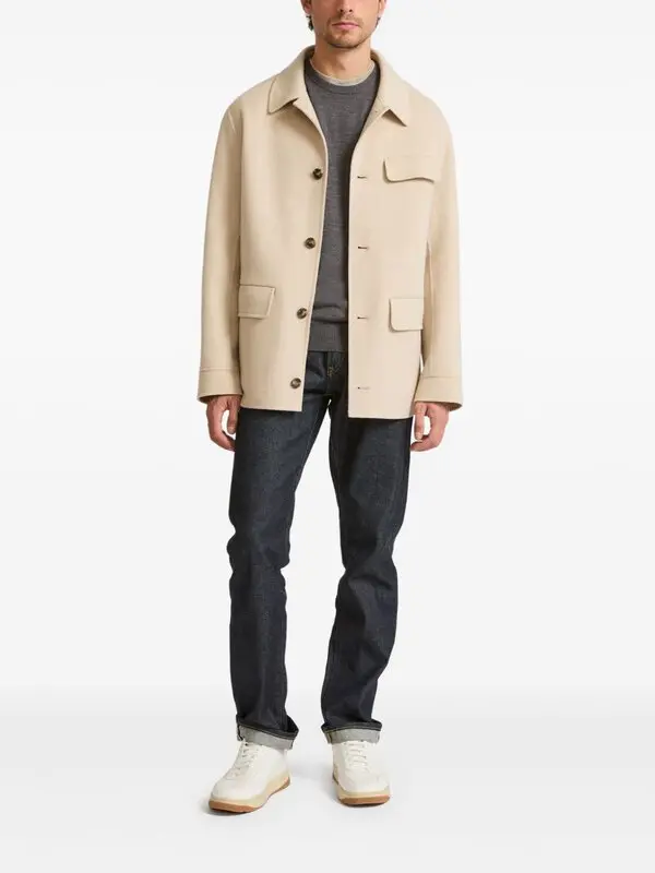 YVES SALOMON Wool-cashmere Shirt Jacket