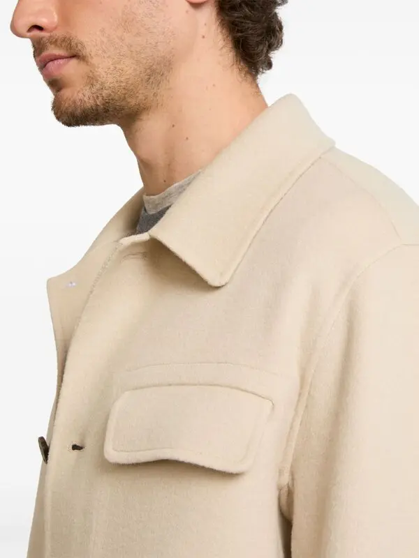 YVES SALOMON Wool-cashmere Shirt Jacket