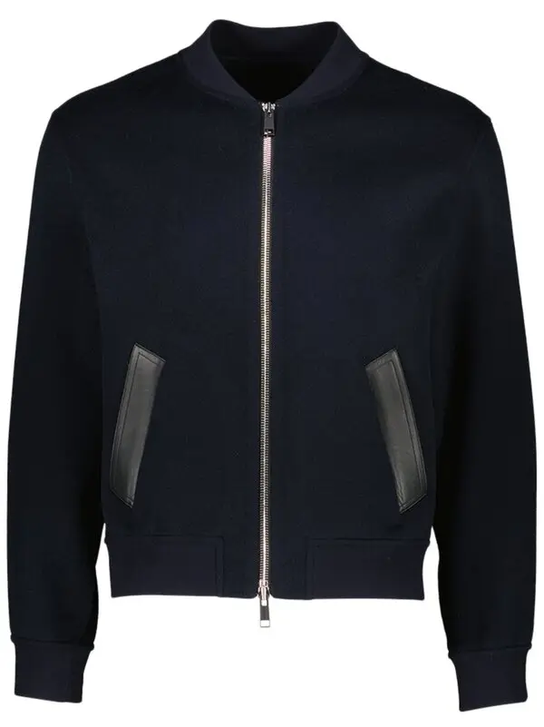 YVES SALOMON Wool-cashmere Varsity Jacket