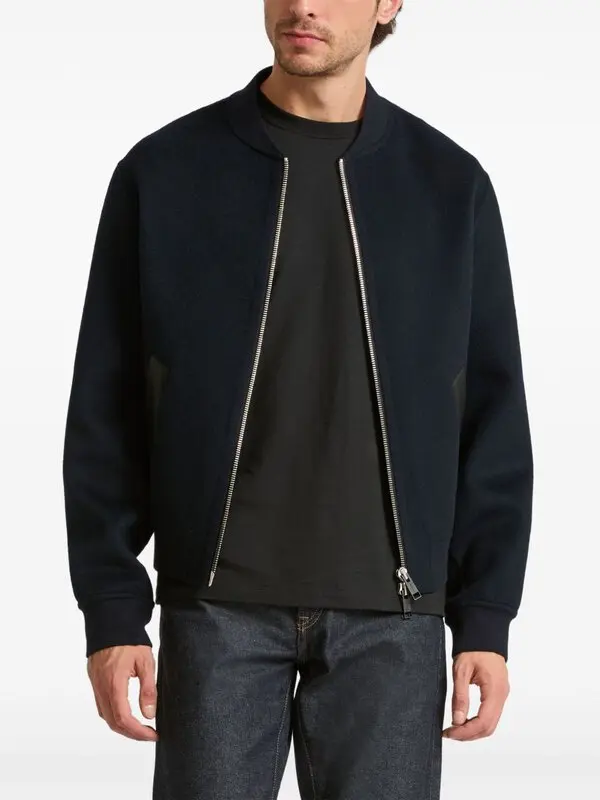 YVES SALOMON Wool-cashmere Varsity Jacket