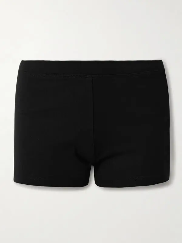 THE PARK Toby Stretch-tencel Lyocell Shorts - Black
