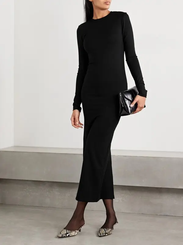 THE PARK Charity Stretch Tencel Lyocell Midi Dress