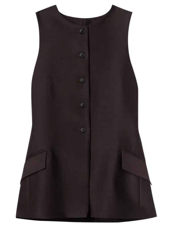 KALLMEYER Ira Wool And Silk-blend Vest