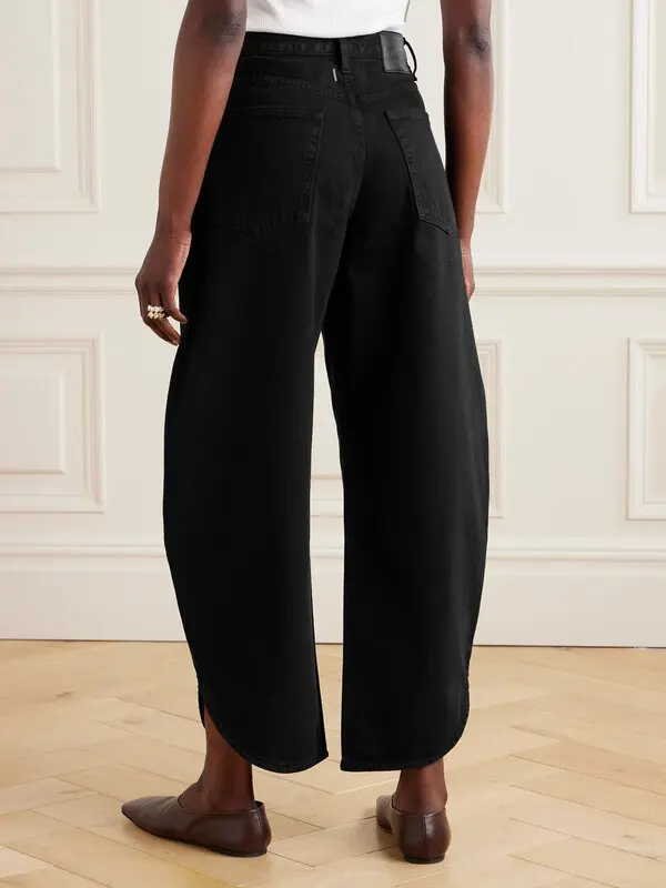 FRAME The Boomerang High-rise Wide-leg Jeans