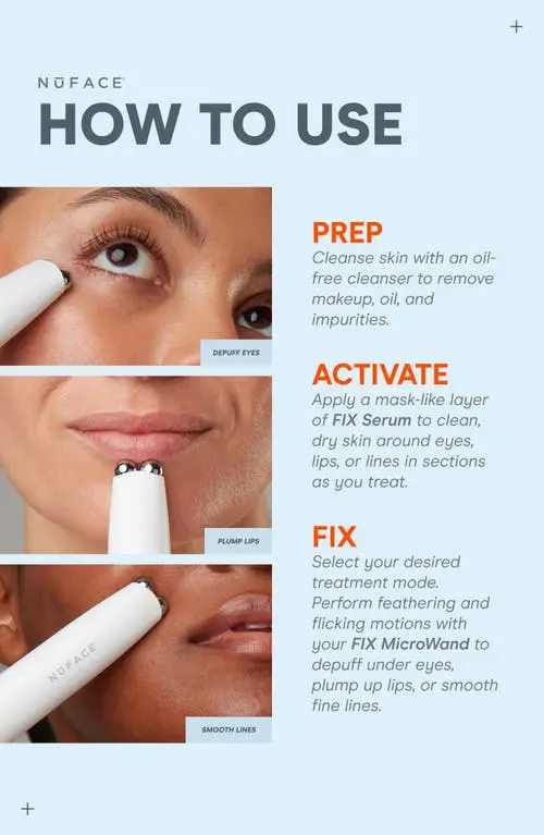 NUFACE® Fix Microwand Targeted Microcurrent Device For Eyes