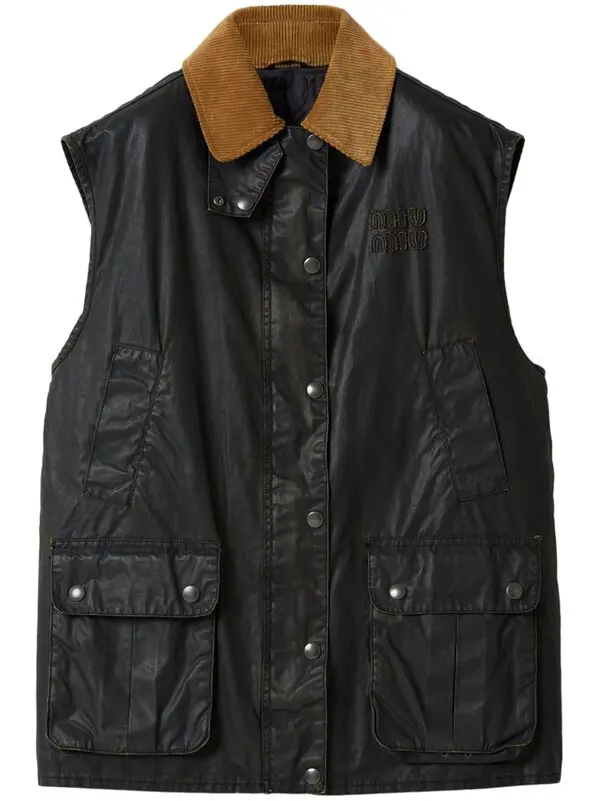 Miu Miu Poplin Gilet