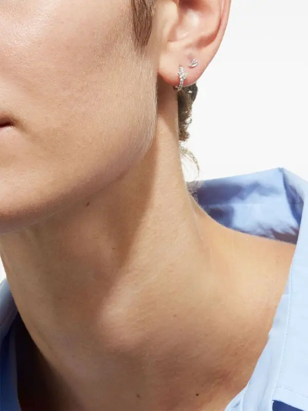 MARIA TASH 18kt White Gold Paisley Single Earring