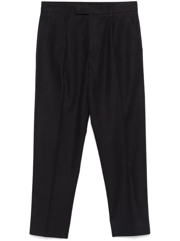 Zegna Pleat-detail Trousers - Blue